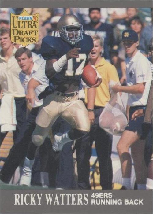 1991 Fleer Ultra Ricky Watters #297 for sale | eBay