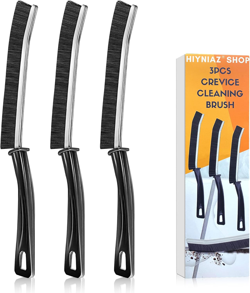 3Pcs Crevice Cleaning Supplies, Crevice Cleaning Brushes Tool, Hard ...