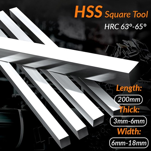 HSS Square Tool Bit High Speed Steel Lathe Milling Cutter Turning Tool ...