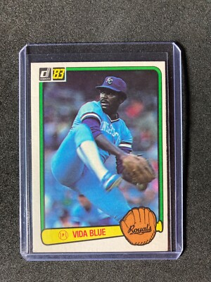 1983 Donruss Baseball Card Vida Blue Kansas City Royals #34 | eBay