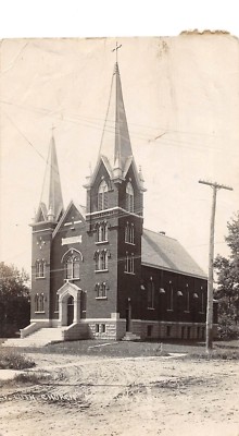D47/ Mapleton Minnesota Mn Photo RPPC Postcard c1910 Evalgelical ...