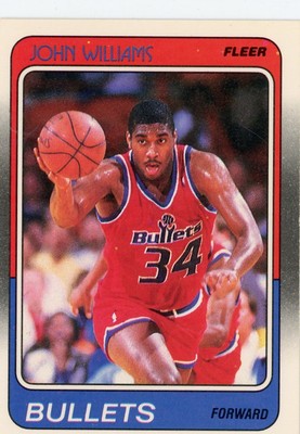 1988-89 Fleer #119 John Williams Washington Bullets | eBay