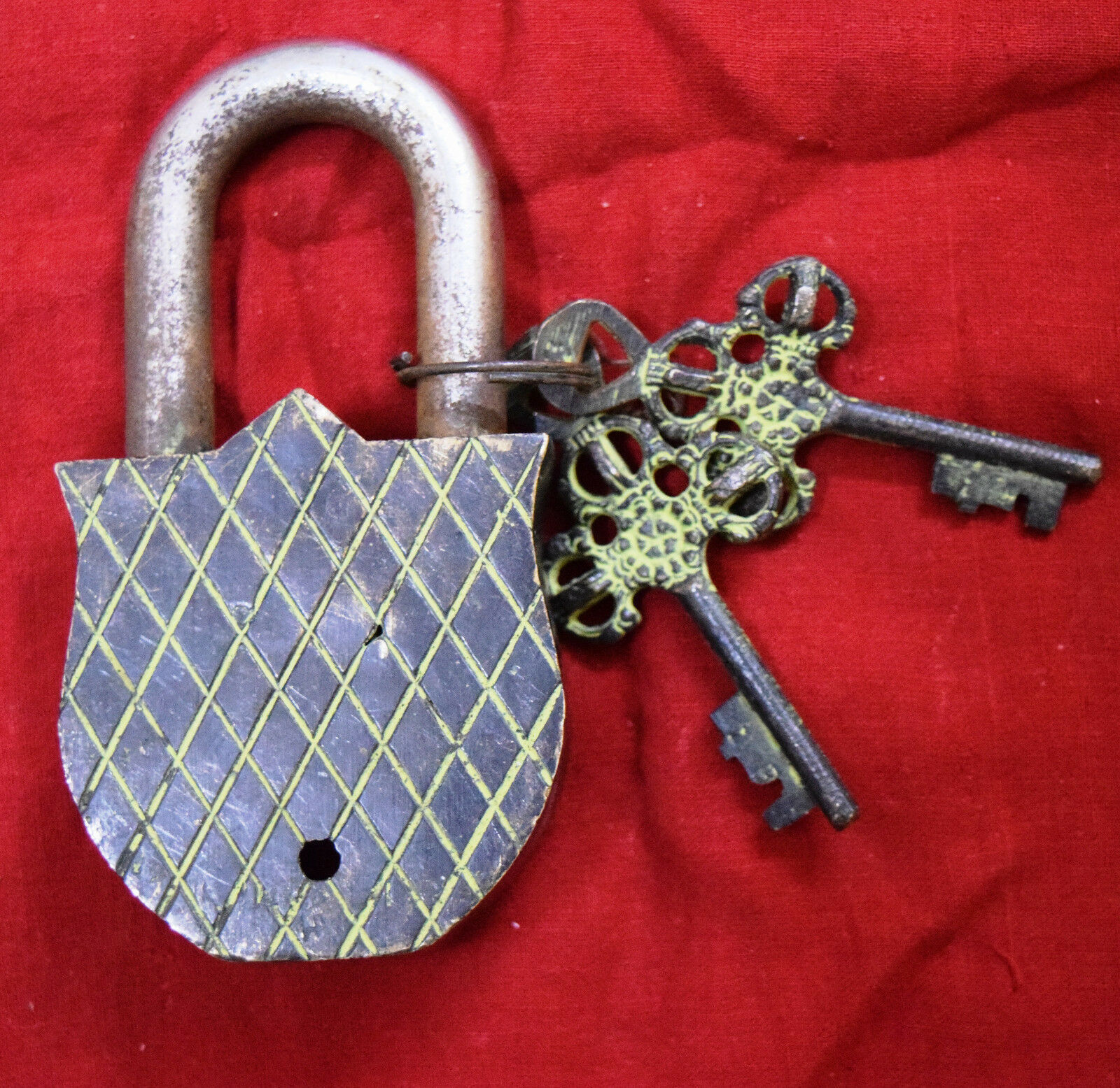 Camel Engraved Safety Lock Brass Traditional Design Door Padlock | eBay