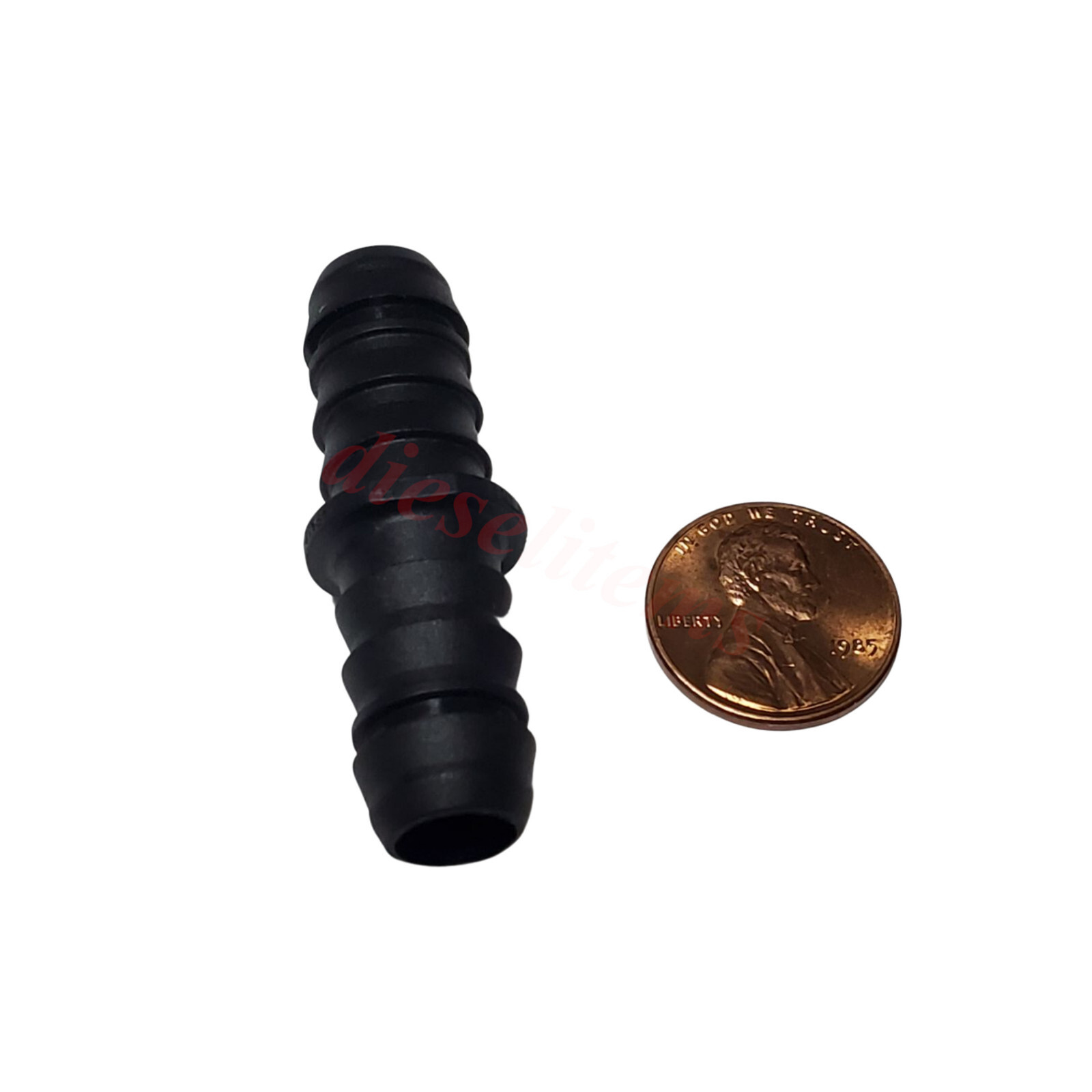 Fuel Line Splice connector fits 10mm or 3/8" rubber line for gas, water ...