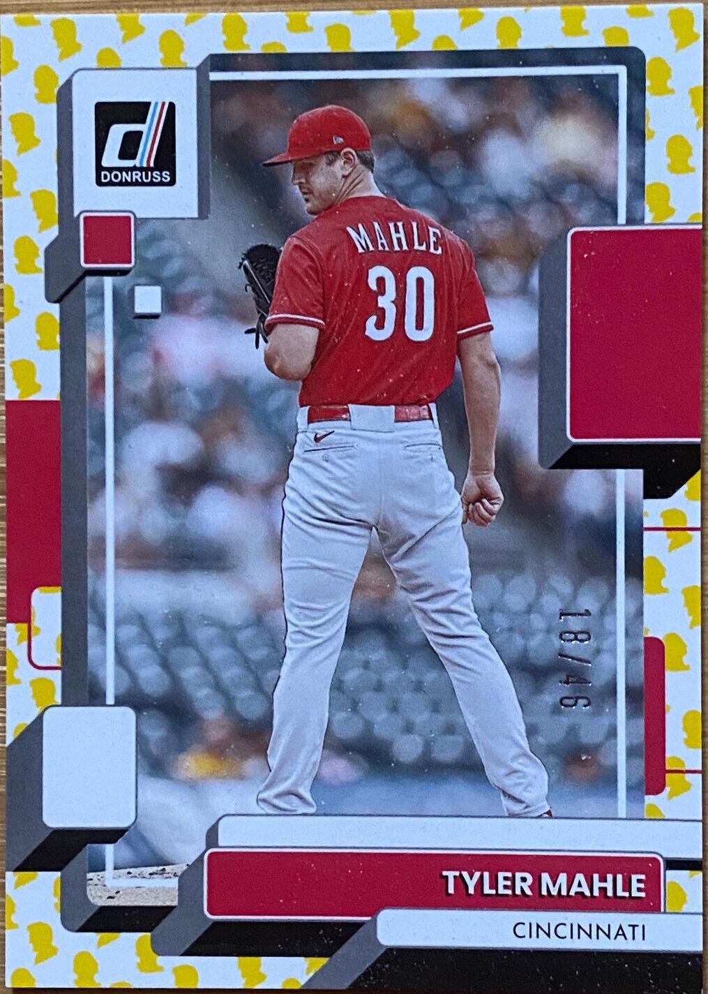 2022 Panini Donruss - Tyler Mahle #160 Presidential Collection /46 for ...