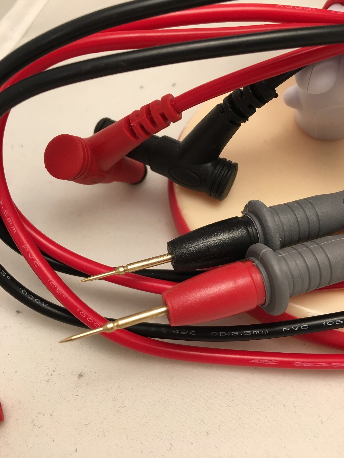 20A PREMIUM DMM TEST LEAD SET FOR DIGITAL MULTI METER PROBES 1000V ...