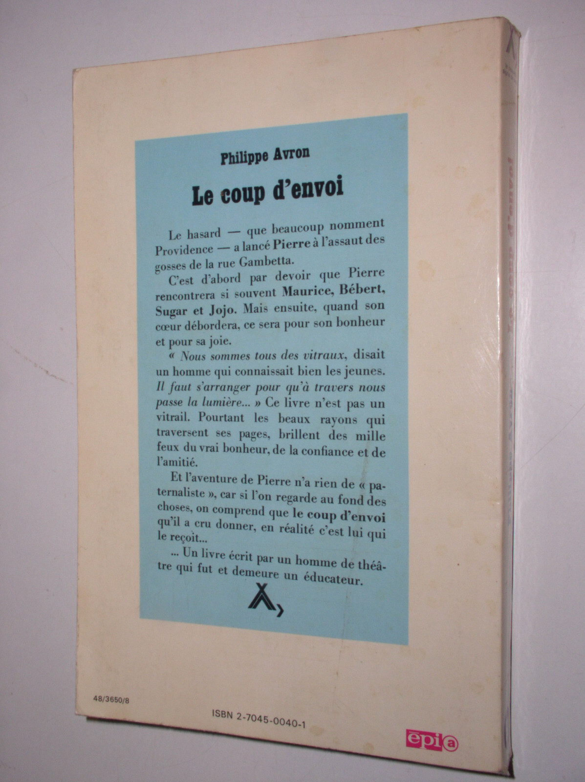 PHILIPPE AVRON - LE COUP D'ENVOI [ILL. DE PIERRE JOUBERT - 1977] | eBay