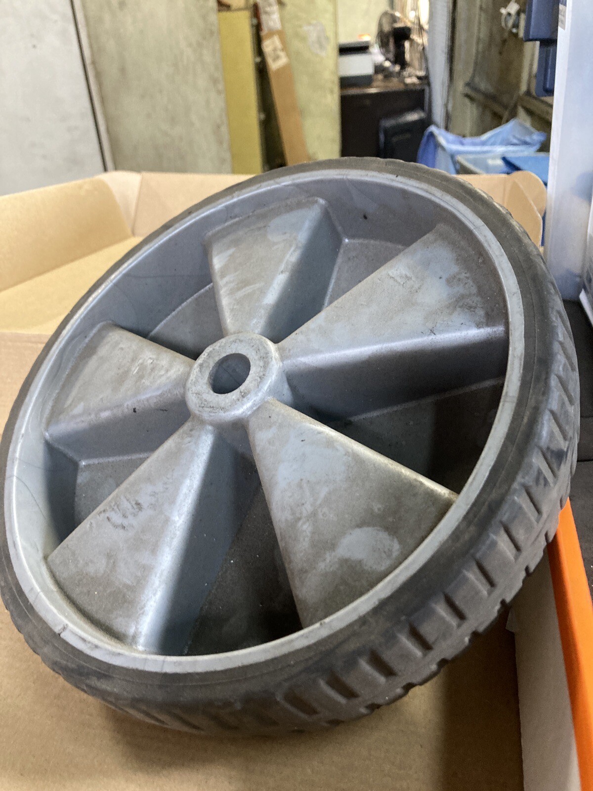 163463 Wheel 2x10 X3/4 Hole Rubber Tread - USED TESTED | Miller Welder ...