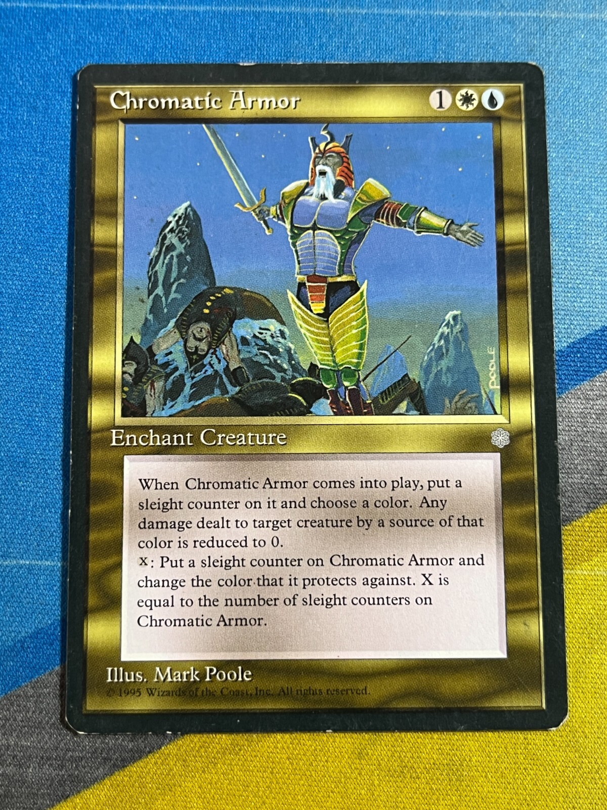Magic the Gathering MTG Ice Age CHROMATIC ARMOR | eBay