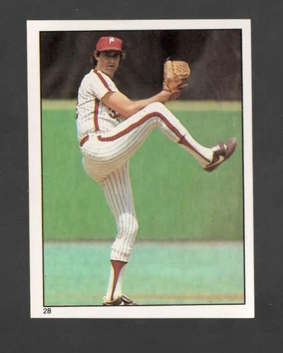 1981 Topps Stickers Steve Carlton Philadelphia Phillies #28 Excellent ...