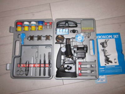 Edu Science Deluxe Microscope Set With Carrying Case 1999 Unused | eBay