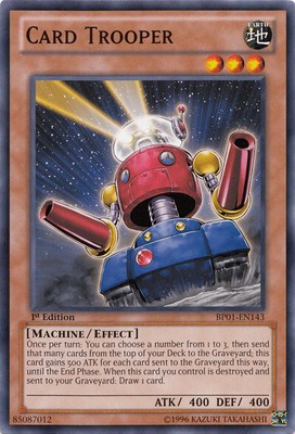 Card Trooper - BP01-EN143 - Common - 1st Edition NM YuGiOh! Battle Pack ...