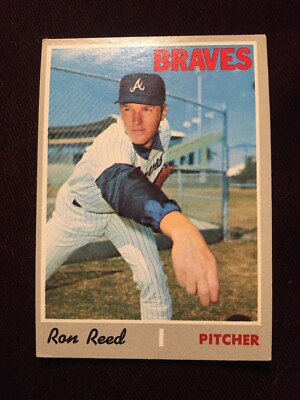 1970 Topps #546 Braves Ron Reed Baseball Card b | eBay
