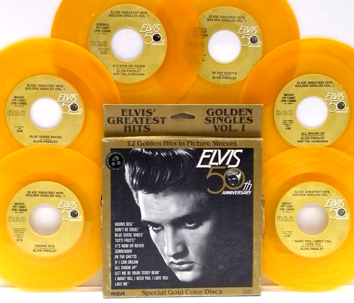 Elvis Presley - Elvis' Greatest Hits-Golden Singles Vol. I 6 x 7'' EP ...