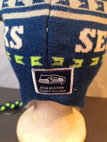 Seattle Seahawks 2012 Season Ticket Holder Hat NFL 12th Man Beanie ...