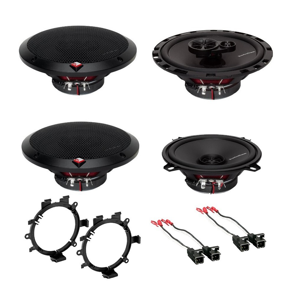 Rockford Fosgate Front/Rear Speaker for 1999-2006 Silverado Crew Cab 4 ...