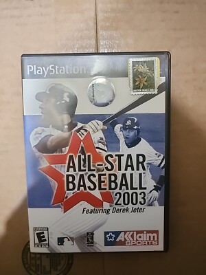 All-Star Baseball 2003 (Sony PlayStation 2, 2002) 21481232810| eBay