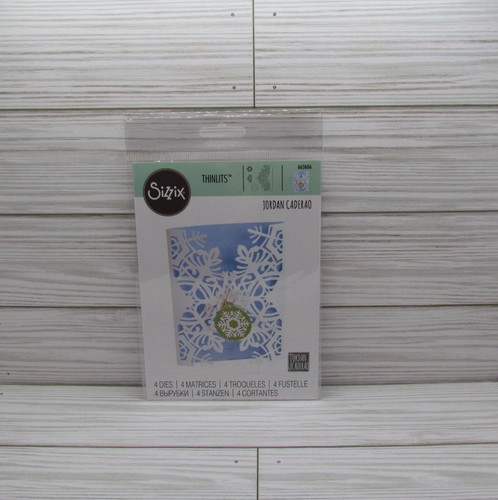 Sizzix Card Wrap, Snowflake by Jordan Caderao Thinlit dies 663606 (NEW) | eBay