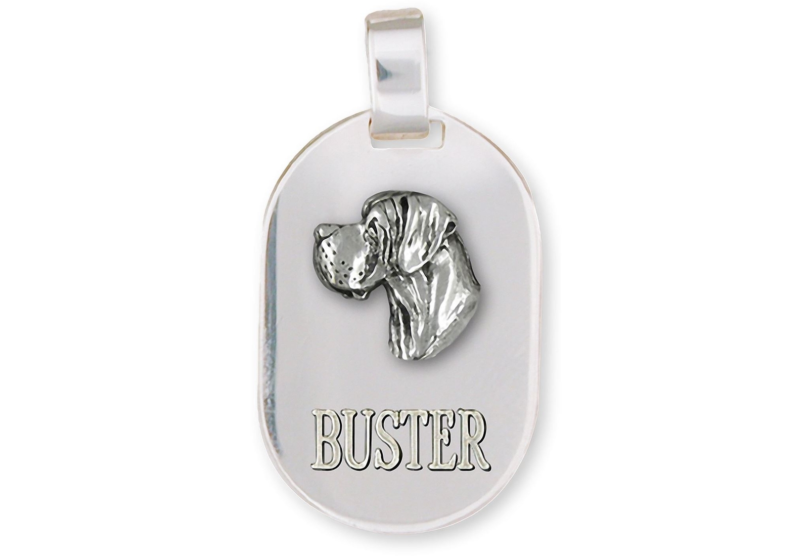 Great Dane Jewelry Sterling Silver Handmade Great Dane Pendant GDL18H ...