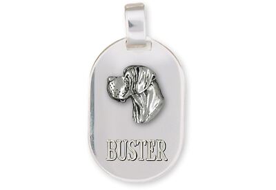 Great Dane Jewelry Sterling Silver Handmade Great Dane Pendant GDL18H ...