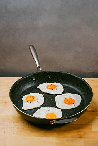 14" Extra Large Family Sized Frying Pan Skillet Triple Coated Non Stick ...