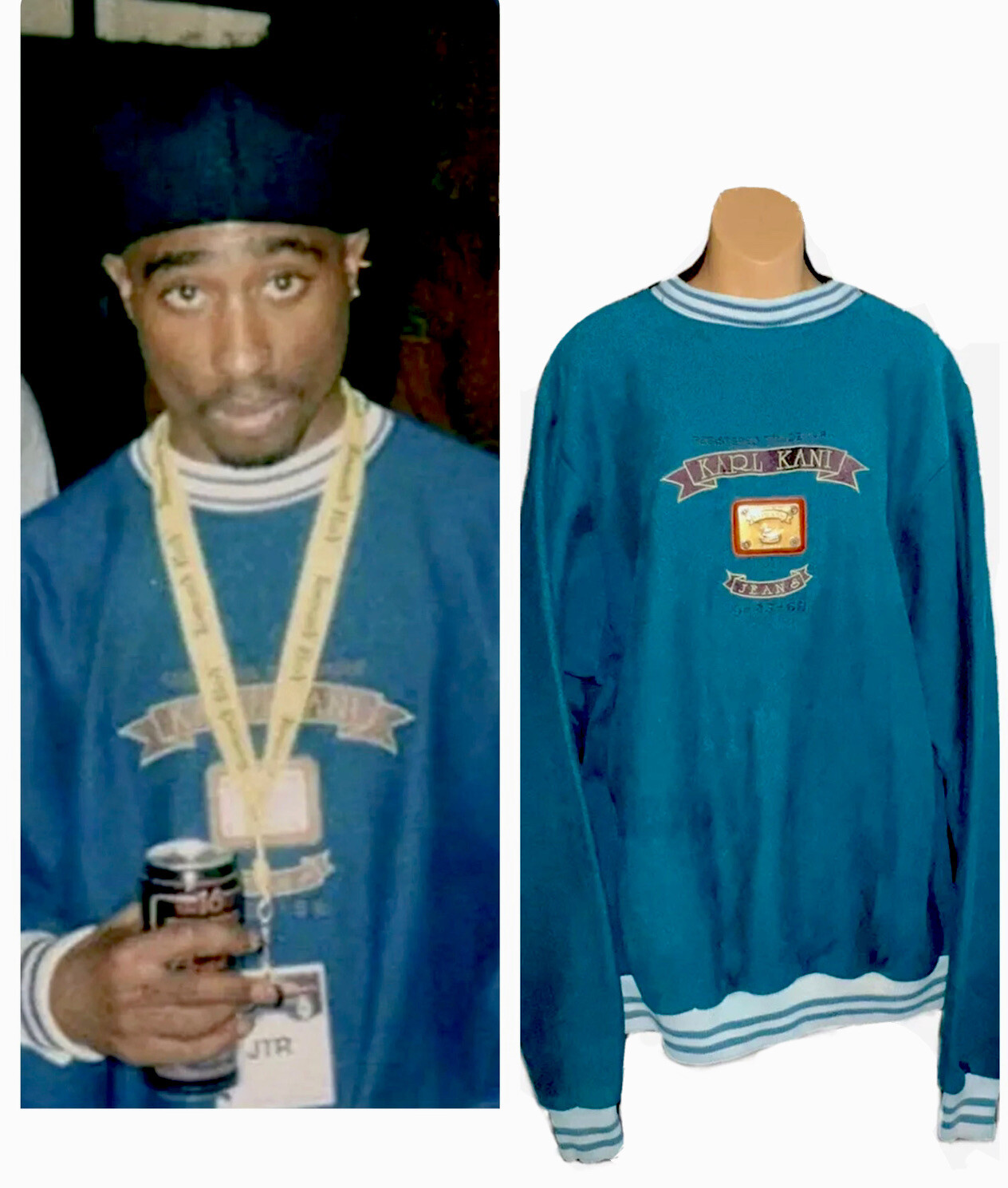 Karl Kani Vintage Rare Pullover Crewneck Sweatshirt | eBay