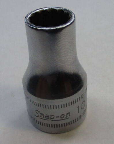 Snap on SWM10 1/2" Drive 12 Point Metric 10mm Shallow Socket USA | eBay