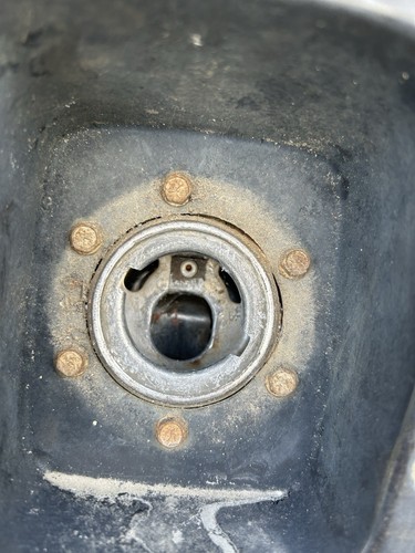 JEEP CJ 1978-86 Factory Fuel Filler Neck Assembly w/ Gas Cap, bezel and ...