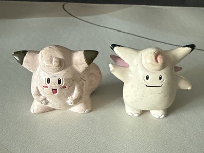Vintage Tomy Pokemon Clefairy Clefable Figures Nintendo CGTSJ 1999 ...