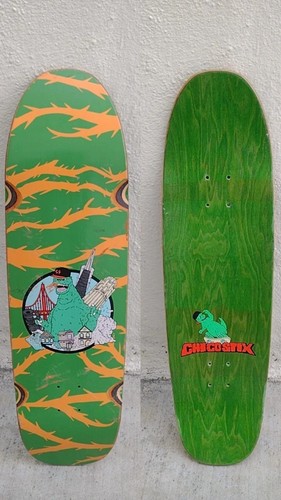 Godzilla X Chico Stix Chico Brenes Skateboard Deck SF Chocolate Central ...