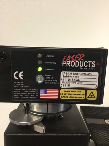 Laser Products LT-55 XL Laser Templator Head Kit USB Case Working FREE ...