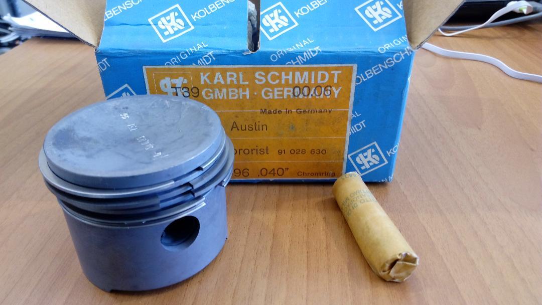 Dish top classic Mini 1100 1962-1984 1098cc 4x pistons, rings set 64 ...