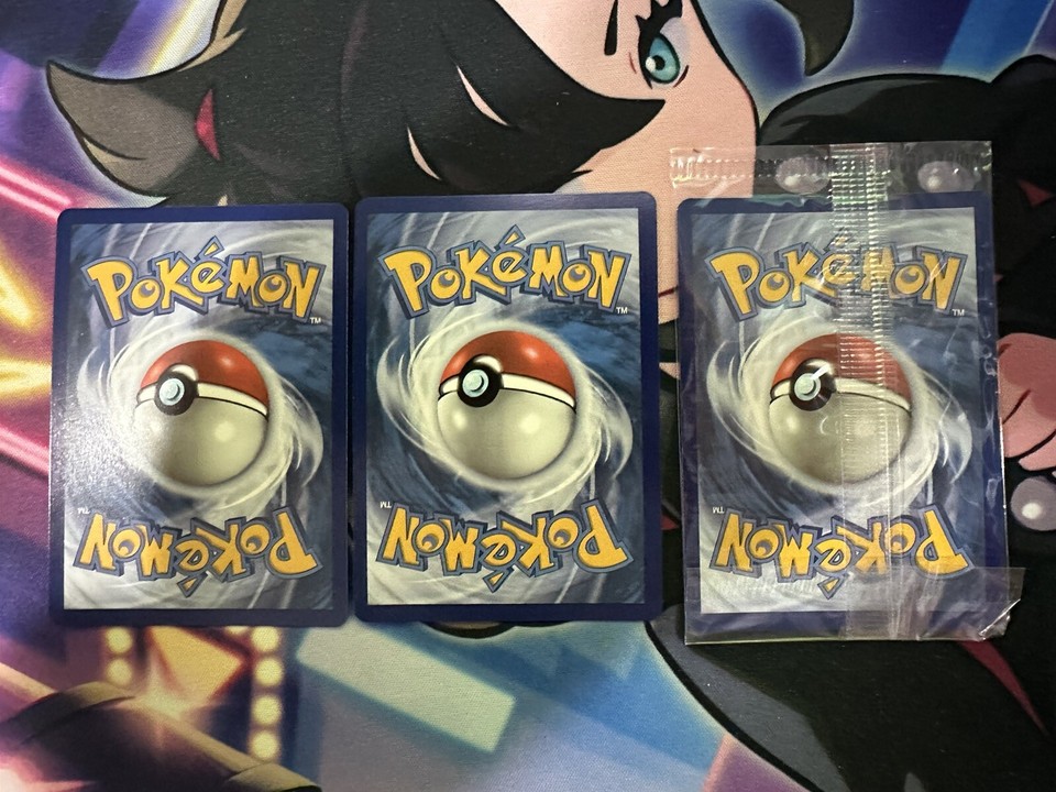 Pokémon Card - Pawmi 074 , Pawmo 075 & Pawmot ex 073/197 - Galaxy Holo ...