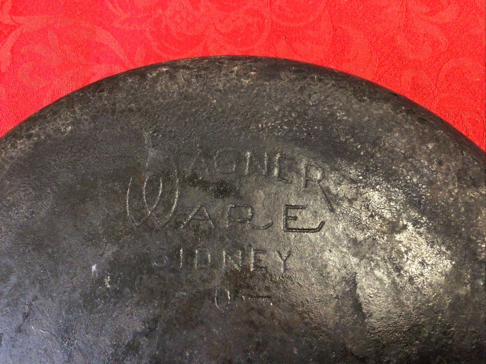Antique / Vtg Wagner Ware Sidney -0- Cast Iron Skillet Double Spout | eBay