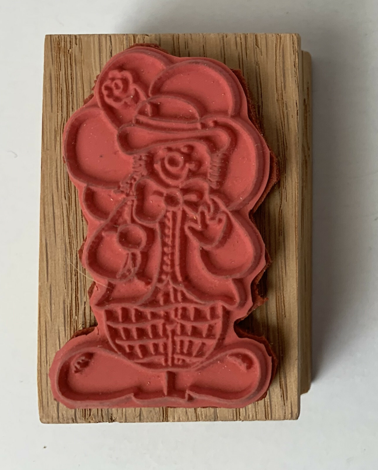 Clown Signing ILY in ASL Rubber Stamp - Love Balloon Deaf American Sign ...