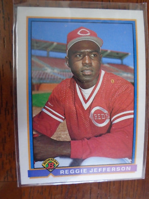 REGGIE JEFFERSON CINCINNATI REDS 1991 BOWMAN BASEBALL CARD #678 | eBay