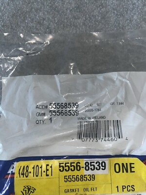 Genuine GM OEM Turbocharger Turbo Oil Inlet Tube Seal Part# 55569840 | eBay