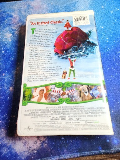 Dr. Seuss How The Grinch Stole Christmas (VHS, 2000) Jim Carrey ...