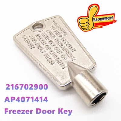 1x Freezer Door Key 216702900 For Frigidaire GE AP4071414 PS2061565 ...