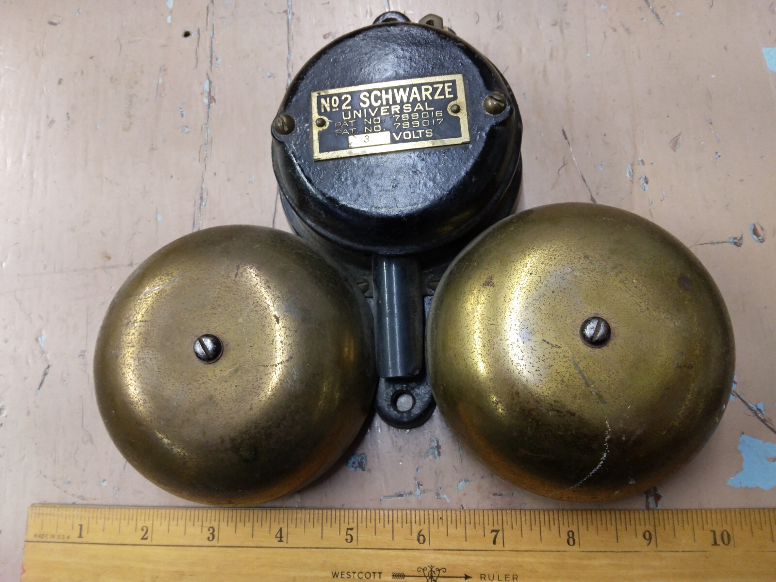 Vintage, Electric Bells for telephone, No2 Schwarze, 3 volts, | eBay