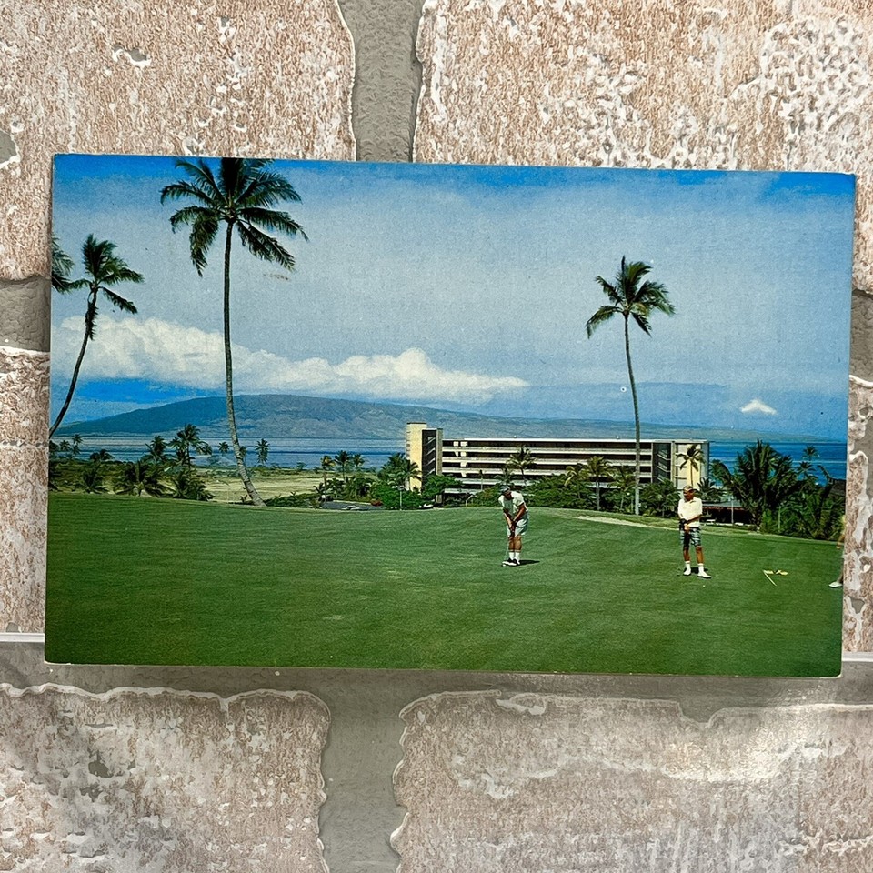 Vintage Kaanapali Maui Hawaii Postcard Kaanapali Beach Hotel Golf Course | eBay