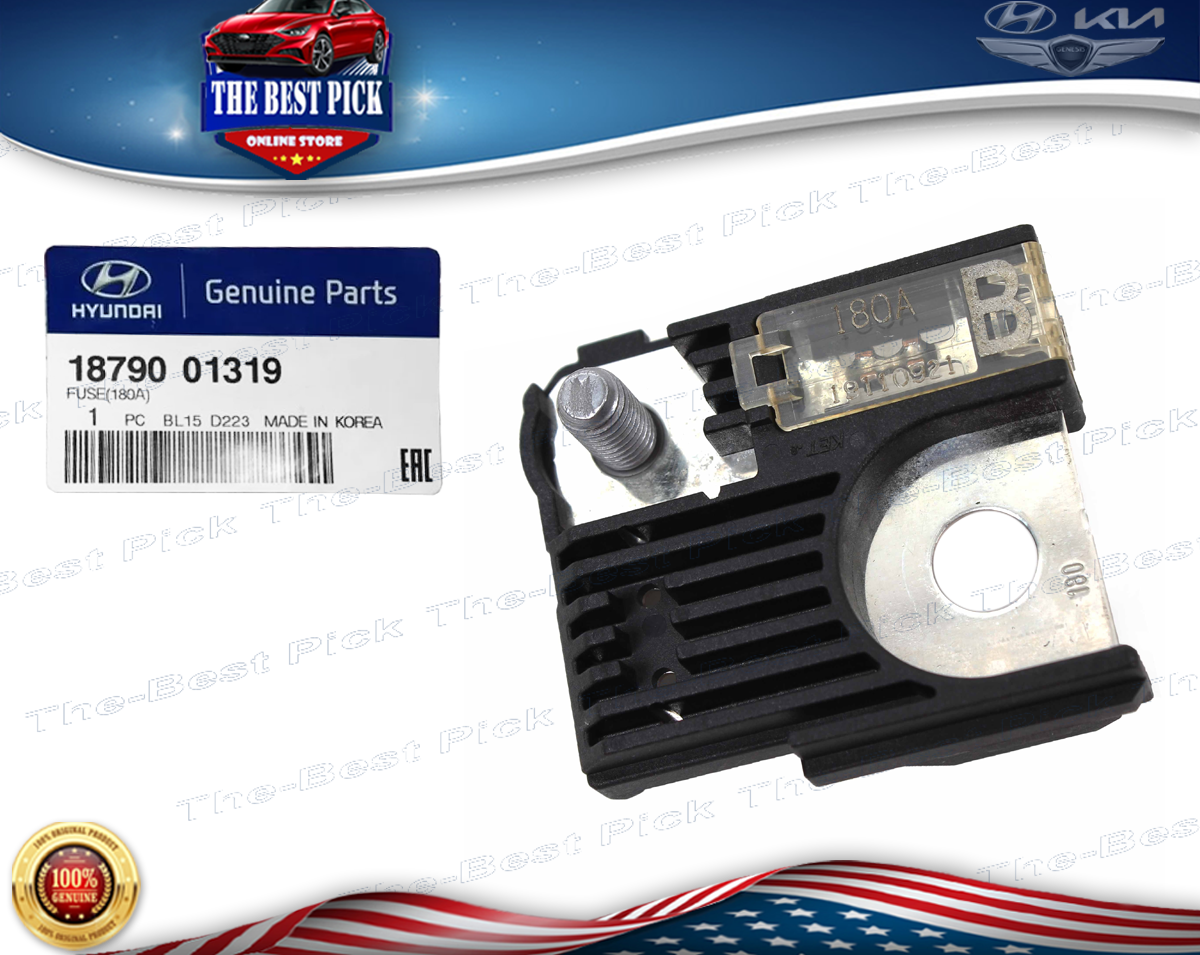 ⭐ GENUINE ⭐ 180 AMP FUSE BATTERY for VARIOUS HYUNDAI & KIA 1879001319 ...