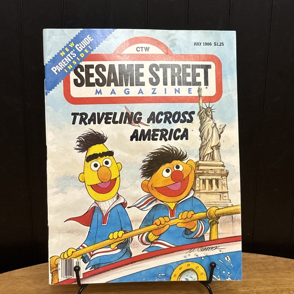 Lot Of 8 Sesame Street Magazines 1982-1988 | eBay