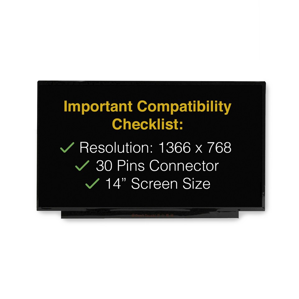 B140XTN07.3 30 Pins Screen Replacement LCD LED Display With Tools | eBay