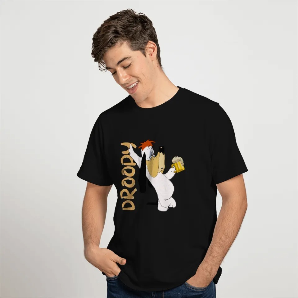 Droopy Dog with Bear Classic Cartoon T-Shirt T-shirt Men's | eBay
