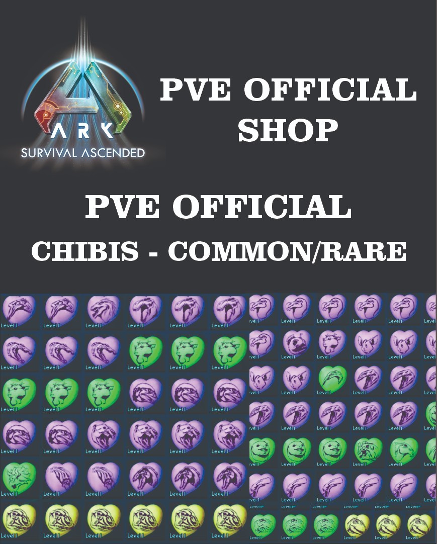 CHIBI EVENT/RARE/COMMON ASA Ark Survival Ascended PVE PC-XBOX-PS5 | eBay