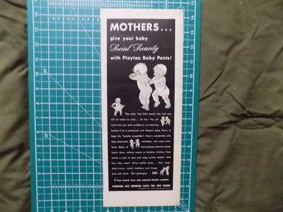 1938 PRINT AD PLAYTEX BABY PANTS SOFT COOL SOCIALLY ACCEPTABLE | eBay