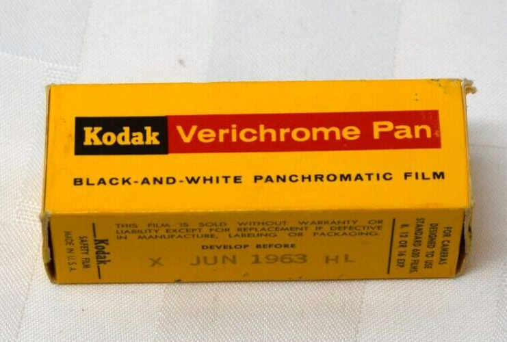 Vintage Kodak VP620 Verichrome Pan BW Film Unused Expired 1963 | eBay