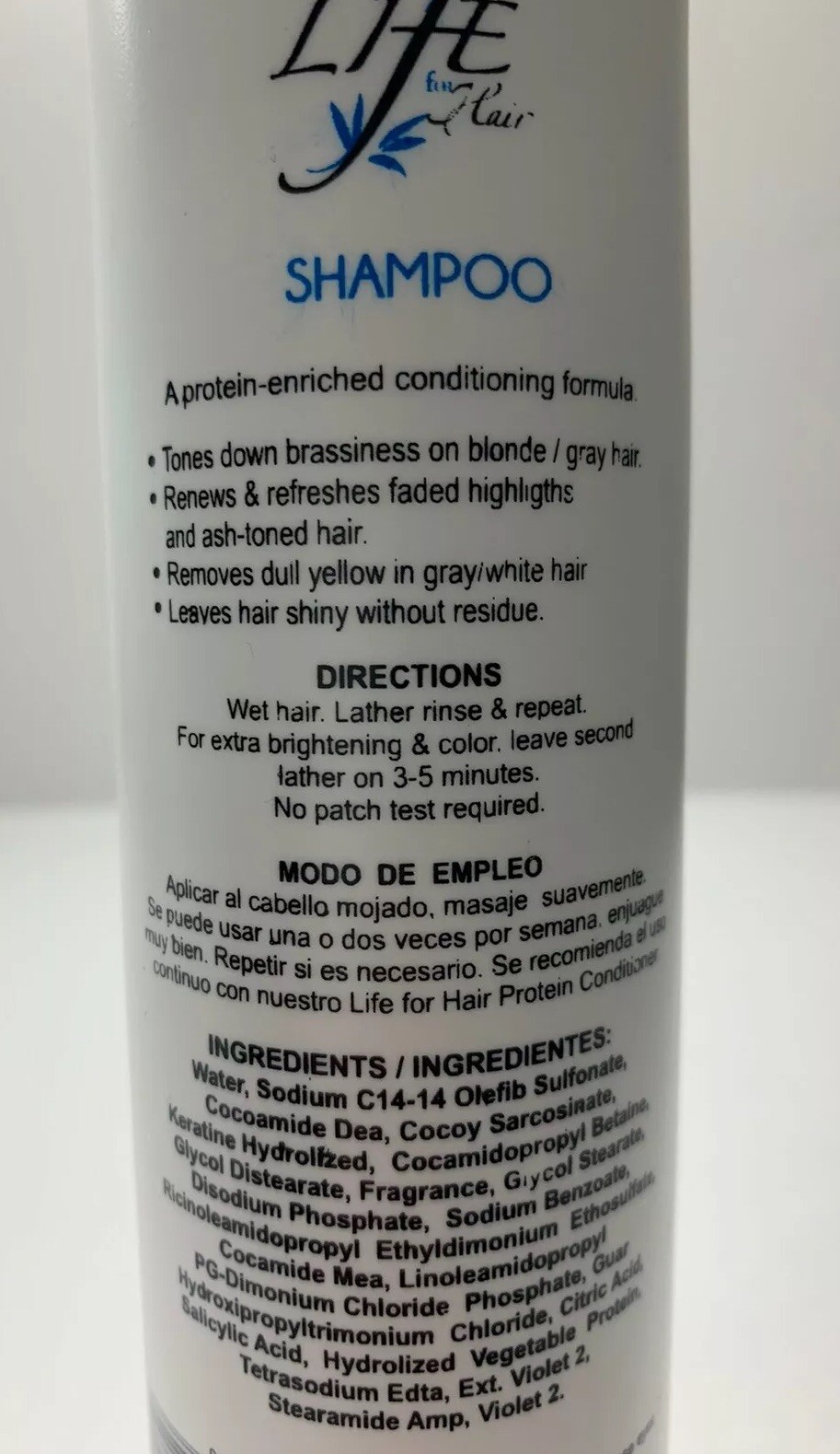 Life For Hair- Neutralizing Shampoo / Anti-Orange | eBay