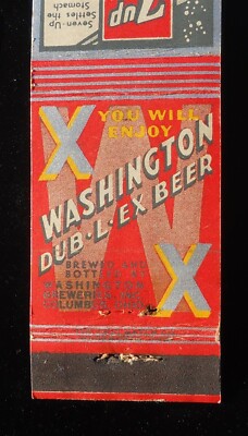 1940s Washington Dub-L-Ex Beer Brew 7up Soda The Joyce Products Co ...